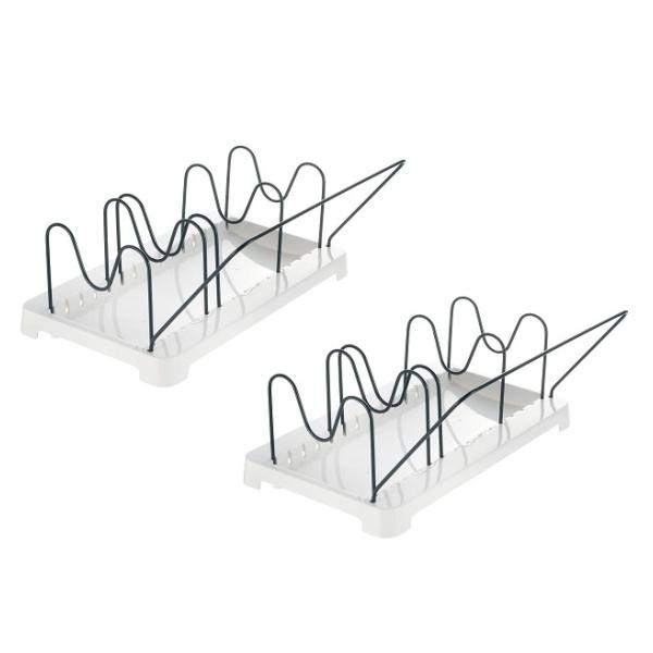 【商品名】 トトノ 収納 引き出し用 鍋フライパンスタンドR キッチン収納  【×2個セット】 【サイズ】35×27×18.5cm【素材】ポリプロピレン、スチール、ポリウレタン【お手入れ方法】食洗機対応【生産国】中国スタイリッシュでおしゃれ...