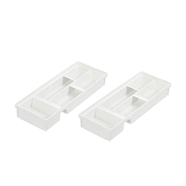 【商品名】 トトノ 収納 引き出し用 カトラリースタンドR レギュラー キッチン収納  【×2個セット】 【サイズ】28×10.5×4.4cm【素材】ポリプロピレン【生産国】日本【お手洗い方法】食洗機対応スタイリッシュでおしゃれかつ、きれい...