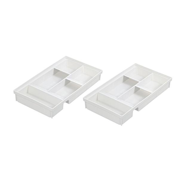 【商品名】 トトノ 収納 引き出し用 カトラリースタンドR ワイド キッチン収納  【×2個セット】 【サイズ】28×16×4.4cm【素材】ポリプロピレン【生産国】日本【お手洗い方法】食洗機対応スタイリッシュでおしゃれかつ、きれいな収納を...