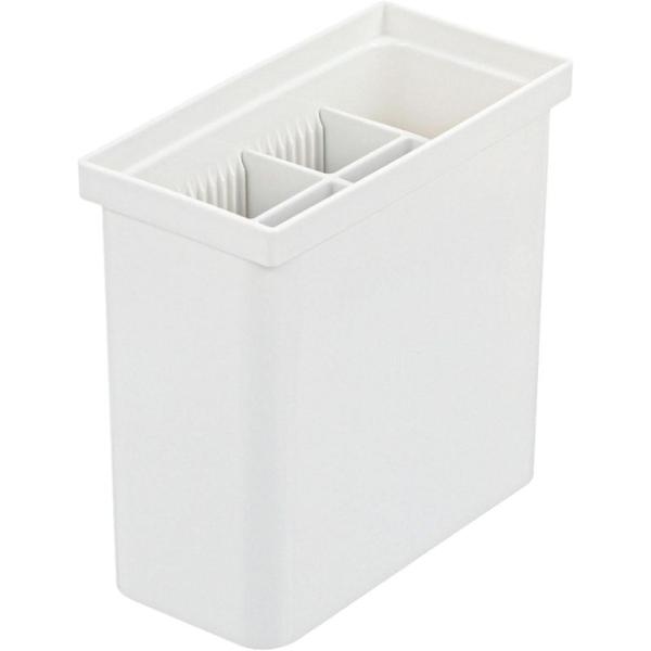 【商品名】 トトノ 収納 引き出し用 キッチンツールスタンドR キッチン収納 【サイズ】14×7×14cm【素材】ポリプロピレン【お手入れ方法】食洗機対応【生産国】日本スタイリッシュでおしゃれかつ、きれいな収納を実現する「トトノ」シリーズの...