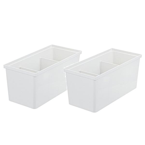 【商品名】 トトノ 収納 引き出し用 調味料収納ボックスR キッチン収納  【×2個セット】 【サイズ】28×14×14cm【素材】ポリプロピレン【お手洗い方法】食洗機対応【生産国】日本スタイリッシュでおしゃれかつ、きれいな収納を実現する「...