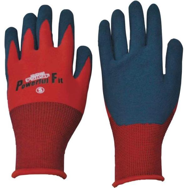 【商品名】 作業用手袋 デジハンドパワフルフィット Mサイズ レッド　08904 　1双入 デジハンド パワフルフィットM レッド全長:24.5cm手のひら回り:18.0cm本体：ナイロンすべり止め：天然ゴム発泡天然ゴムがしっかりグリップ ...