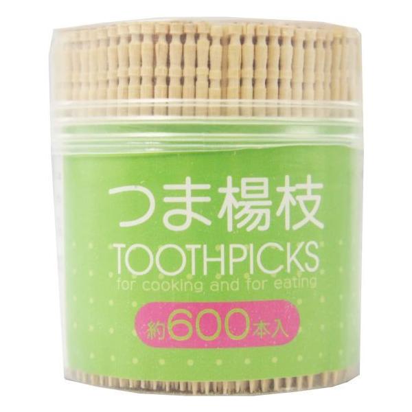 大和物産 爪楊枝 00360 ナチュラル 6.5cm L-600 600本入業務 食後 簡単 便利 衛生的 歯 つまようじ 定番 人気