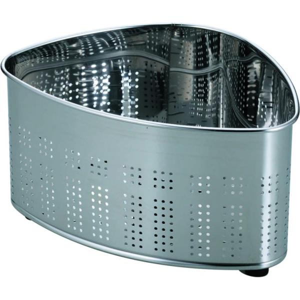 【商品名】 三角コーナー 深型 抗菌 ステンレス製 ゴム足付 日本製 アットアクア HB-4160 製品サイズ:(約)幅20×奥行14.5×高さ11.5cm製品重量:(約)0.22kgザルの深さ:(約)9.5cm素材・材質:枠/ステンレス鋼...