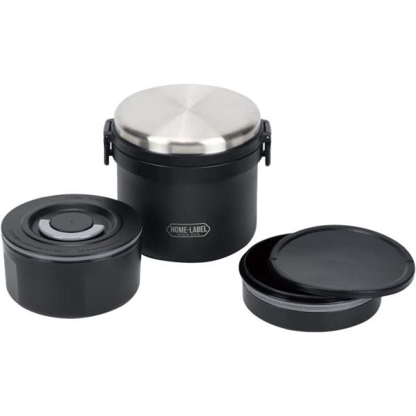 【商品名】 ランチジャー 保温弁当箱 HB5665 全真空ランチジャー 1000【商品説明】 蓋真空×本体真空！全真空で保温力UP従来シリーズからさらに進化！ふたも真空二重構造なので保温効果がさらにUP、温かさが持続します。ご飯や麺をどんぶ...