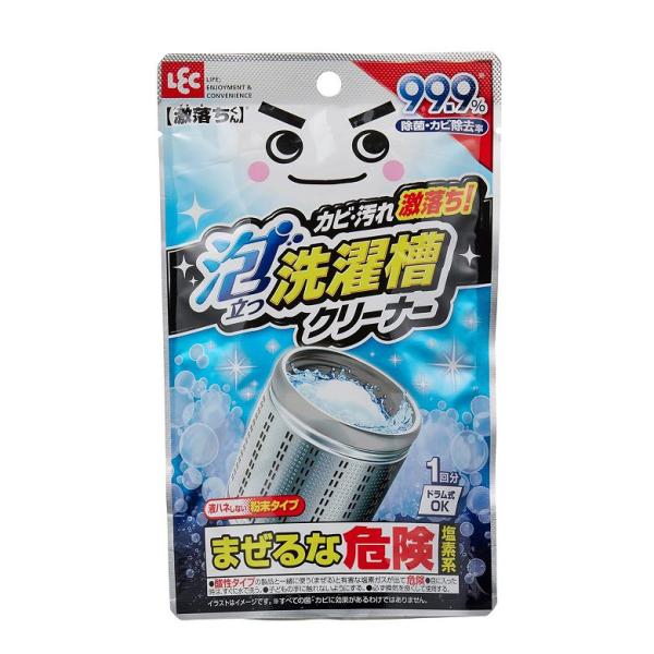 【商品名】 激落ちくん 泡立つ 洗濯槽クリーナー 除菌 カビ除去率 99.9%  塩素系 粉末タイプ ドラム式でもOK レック S00852 LEC 部屋干し臭 標準コース 激落ちくんの洗濯槽クリーナー。気になるカビ・汚れが激落ちです！除菌...