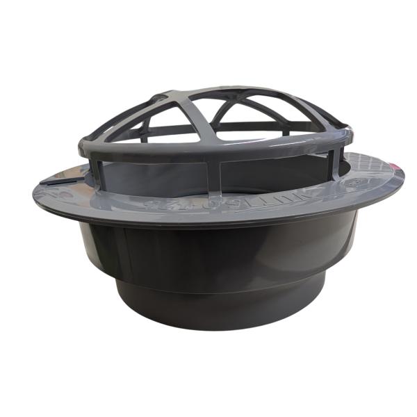 自在ドレンのＶＵ１５０とＶＵ１２５用です。エルボやソケットに接続するタイプです。色は、グレーです。