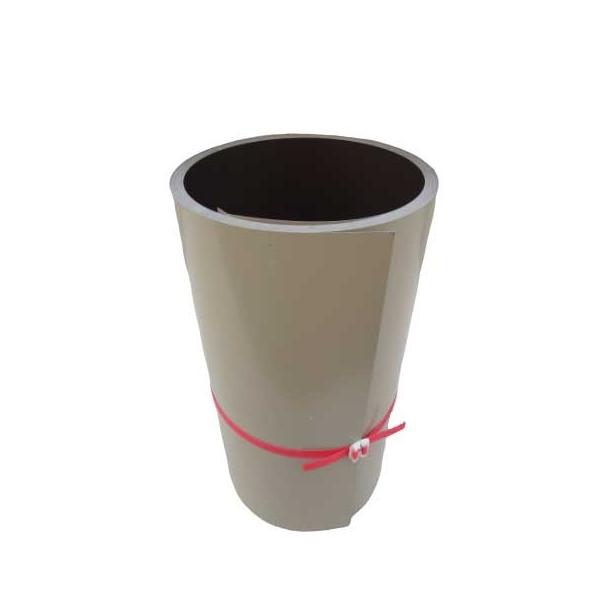 塗装ガルバリウム鋼板のカットコイルです。 遮熱鋼板です。 色：ＫＳ６５Ｈ（新茶）厚み　　０．４ｍｍ 幅　　約４５５ｍｍ幅巻　　　２０ｍ