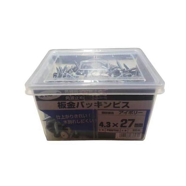 木下地用の板金と木を締結するビスです。国産メーカーですので仕上がりがきれいで、木割れしにくいです。