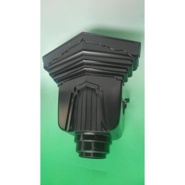 パナソニック(株)の雨樋で、アイアン丸１０５用の部品です。色はブラックです。