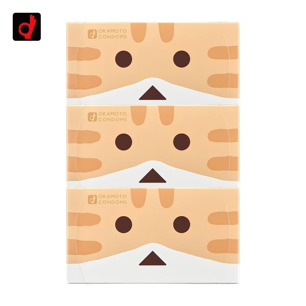 商品名：ニャンボー数量：12個入×3箱素材：天然ゴムラテックス特徴：「ニャンボー」と「オカモトコンドーム」のコラボ企画商品。コンドームのいかにもと言ったパッケージデザインが苦手だという方におすすめ。原産国：タイメーカー名：オカモト株式会社商...