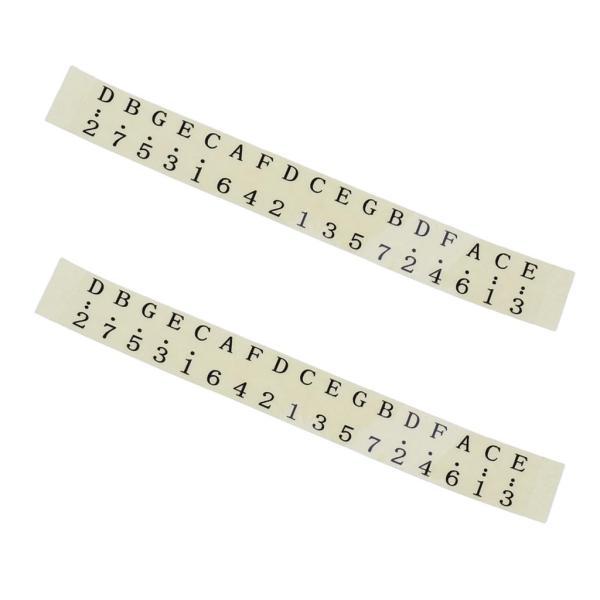 説明:初心者学習者の音楽ギフト用のカリンバ親指ピアノ音符ステッカー.ステッカーはキーに 1 つずつ対応しています.カリンバ スチール キーに完璧にフィットします.初心者への素晴らしい贈り物.高品質の素材.耐久性.仕様:サイズ: 約. 12x...