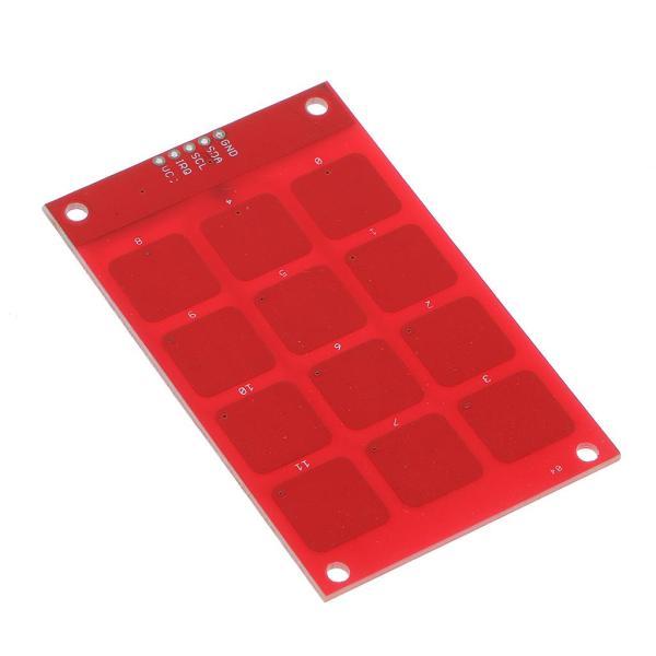 説明:MPR121 静電容量式キーパッドは.MPR121 と 12 個のタッチセンシティブ パッドを使用して.I2C 出力を備えたシンプルな「キーパッド」を提供します.また.ボードには 4 つの取り付け穴があり.従来のボタンの代わりに入力シ...