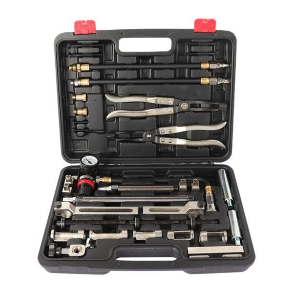 説明:[汎用性]: このバルブスプリングコンプレッサーツールは.あらゆる車種に普遍的に適用できるように設計されており.ツールボックスに追加する多目的なツールです. [便利な使い方]: バルブキーパーリムーバーインストーラーは使いやすく.操作...