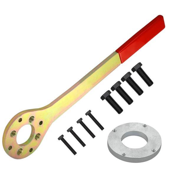 説明:[プレミアム素材]: クランクプーリーツールキットはプレミアム鉄製で.耐摩耗性.耐久性.長期使用を保証します. [組み立て簡単]: 車両のハーモニックバランサーへの組み立てが簡単.ラチェット.ソケット.ラチェットの長すぎるパイプにより...