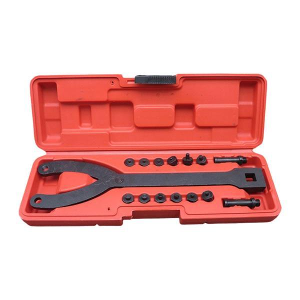 説明:多用途: 可変ピンスパナレンチは.スロットや穴のあるさまざまなプーリーにフィットするように巧みに設計されており.さまざまな用途に使用できる多用途ツールです.カムシャフトプーリー.クランクシャフトプーリーなどに使用できるため.さまざまな...