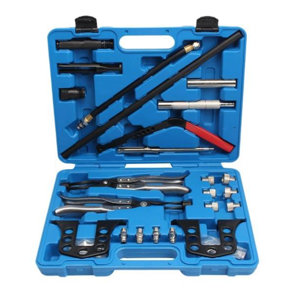 説明:[効率的なシリンダーヘッド修理]: このシリンダーヘッドサービスキットは.エンジンからシリンダーヘッドを分解することなく.バルブスプリングの取り付けと取り外しができるように設計されており.修理プロセスをより効率的に.より短い時間で行う...