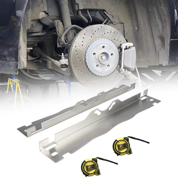 説明:[素材]ホイールアライメントツールはステンレススチール製で.錆びにくく頑丈な構造です. [サイズ情報]つま先アライメントツールプレートの寸法は約60cmx5.5cmx3.5cm/23.62インチx2.17インチx1.38インチ. [省...