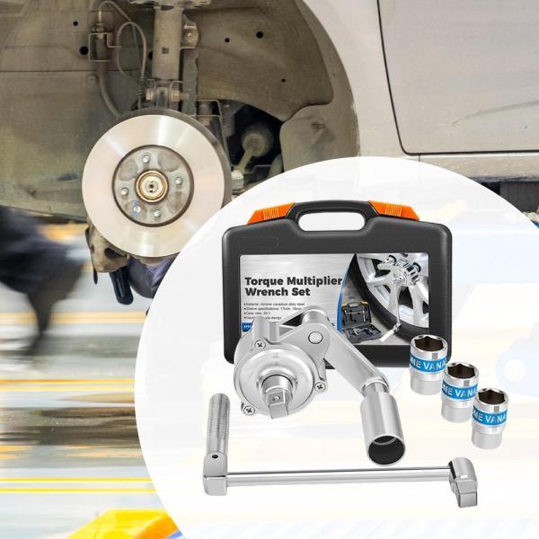 説明:[強力なトルク増幅]: ギア比20:1により出力トルクが大幅に増加し.錆やナットの締め付けに簡単に対処でき.タイヤの取り外しや組み立てなどの高トルク作業に適しています. [素材]: 厚手のスチール製のこのトルクマルチプライヤーは.圧力...