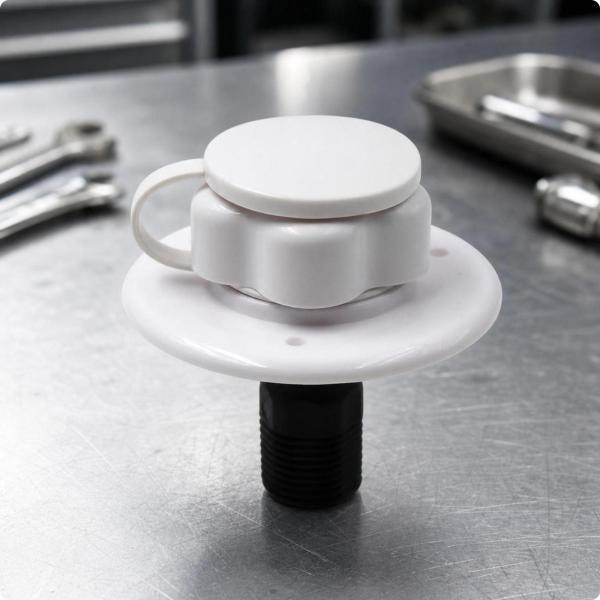 【製品概要】: キャンピングカーやトレーラーハウスに、軽量で耐久性にプラスチック製のRV給水口バルブです。清潔感のあるホワイトカラーのラウンドフランジを採用し、車体の外観にすっきりと馴染む美しい仕上がりを実現しています。【逆流防止機能】: ...
