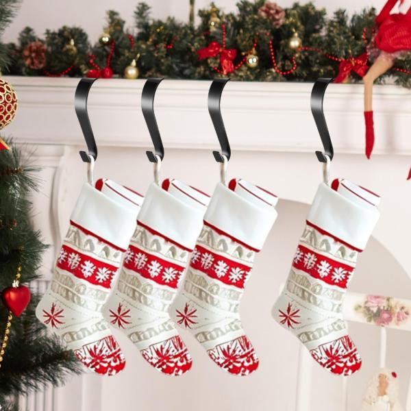 説明:[エレガントなデザイン]: このセットには.美しくデザインされたクリスマスストッキングホルダーが4つ含まれており.ご自宅のインテリアにお祝いの雰囲気を加えるのに最適です. [素材]: 金属素材で作られたこれらのガーランドハンガーは.手...