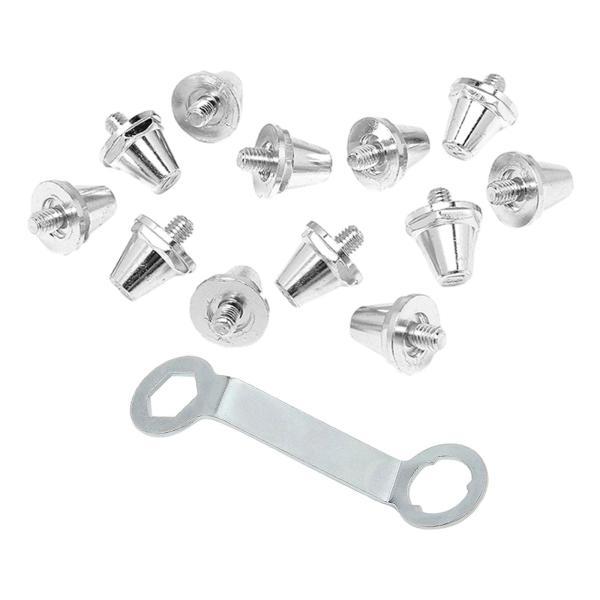 説明:[パッケージ]: 12個のシューズスパイクと1個のシューズスパイクレンチが届きます.古いまたは壊れたサッカーブーツスパイクの交換に十分な量です.[耐久性]:サッカーブーツスパイククリートはアルミニウム合金素材で作られており.高品質.耐...