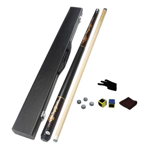 説明:[セット内容]このビリヤードキューセットには.1/2スプリットビリヤードスティック2セクション.チップ4個.チョーク2本.グローブ1個.ビリヤードスティックを収納するケース1個.拭き取りクロス1枚が含まれています.ケースは1/2スプリ...