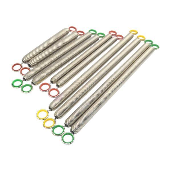 説明:[商品]ピラティスベッド用に設計された10個入りピラティスベッドスプリングセットです.ピラティスコアベッドに欠かせないアクセサリーです. [サイズ]: 赤いスプリング(ワイヤー径x外径xフックを含む長さ)は2.2x24.7x472mm...