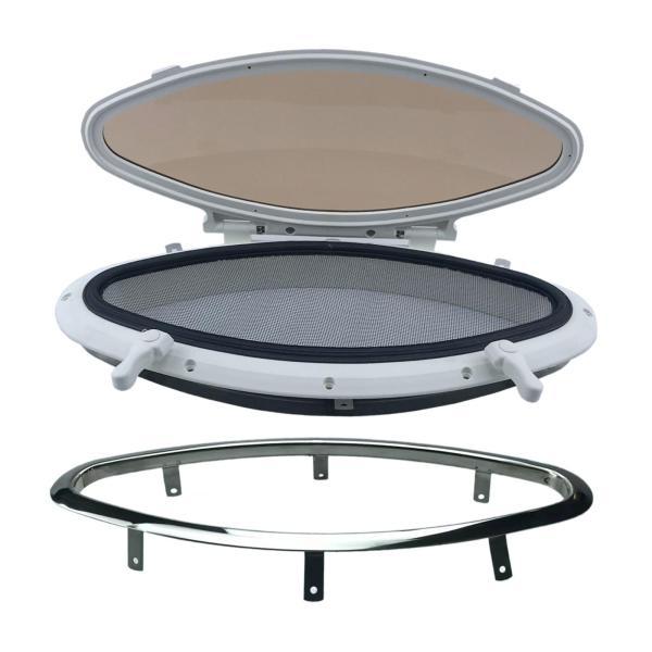 説明:[多用途]: このボートの舷窓は換気のために開けることができ.小型ボート.ヨット.船.RVに適しています.注文時に別の箱のパッケージが付属します. [調節可能な開口部]: ボートの舷窓は0〜180度の任意の角度で開くことができ.途中で...