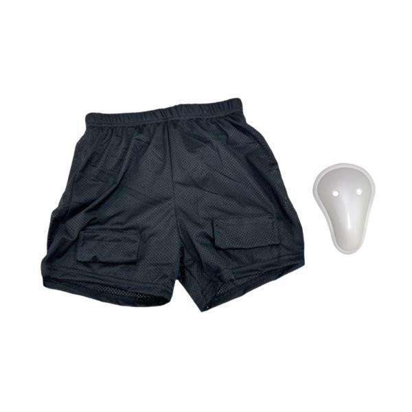 説明:[製品]: これはアイスホッケー用に特別に設計された保護ジョックストラップショーツです.保護カップを挿入するためのポーチが付属しており.ゲーム中に不可欠な保護を提供します. [素材]: 高品質の伸縮性のある布とメッシュ素材で作られたこ...