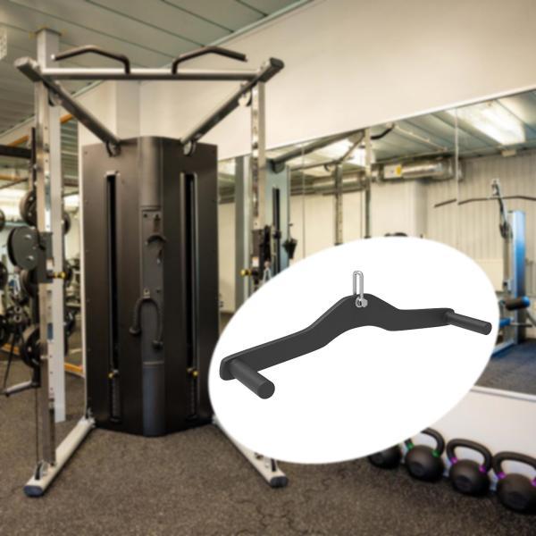 説明:材料:炭素鋼で作られたこのプルダウンハンドルにより.耐久性と信頼性が保証され.トレーニング中に頑丈な快適性グリップを提供します人間工学に基づいたデザイン:Lat Pulldown Barアタッチメントの人間工学に基づいたデザインは.快...