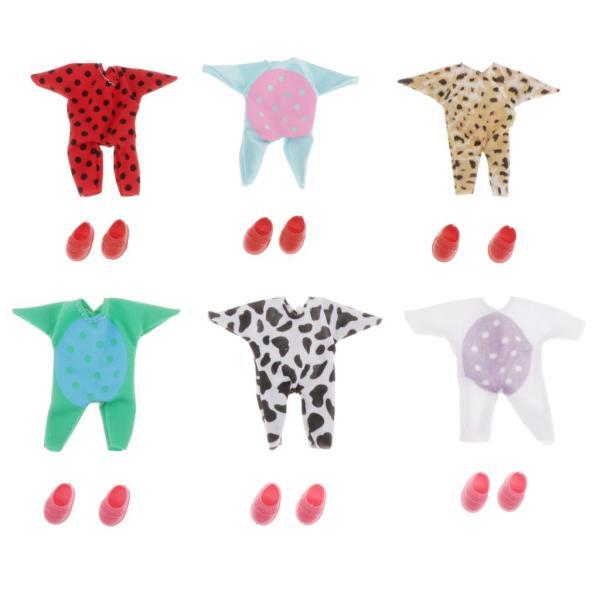 説明:あなたの人形のための素晴らしい衣類アクセサリー.それはあなたの愛する人形できれいで素敵に見えます美しいデザインと高品質.簡単に着用して離陸できます.プチブライス.オビツ11.OB11.1 / 12 BJD人形.または他の16cmの同サ...