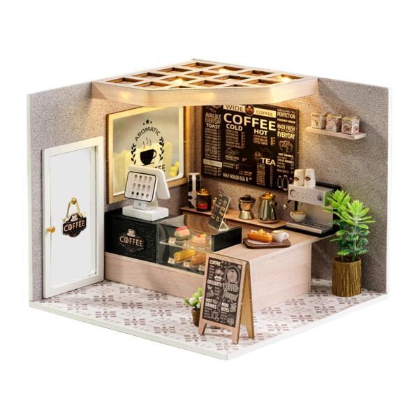 仕様:素材: 木材サイズチャート:カフェ: 15cmx15cmx12.9cm/5.91インチx5.91インチx5.08インチ.アイスクリームショップ: 15cmx15cmx12.9cm/5.91インチx5.91インチx5.08インチ.女の子...