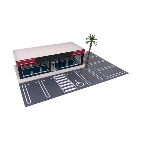 説明: [リアル]: 実際の駐車場のシーンを正確に再現した1:64スケールのデザインで.臨場感あふれるモデリング体験を提供します. [デザイン]: 印象的な駐車場レイアウトが特徴で.リアルなミニチュアシーンの作成に最適です. [素材]: P...