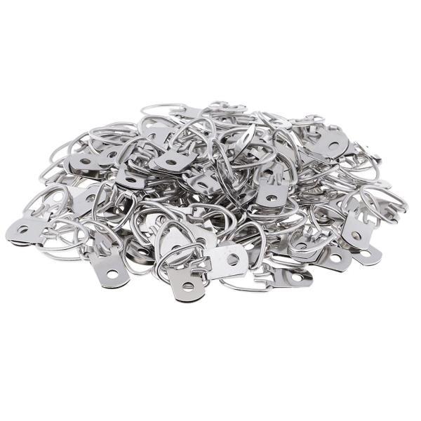 説明:これらのDリングには.ストラップの周りに巻かれた最も内側のワイヤー/リングがあり.この頑丈な写真ハンガーは他のものよりも強力です.木製フレーム用ダブルホールDリングハンガー壁に写真を掛けたい場合は.誰かが触ってもフレームが落ちないよう...