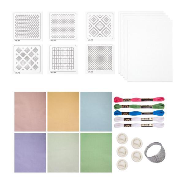 説明:[使い方簡単]: この初心者向け刺繍キットは.水溶性の布にプリントしたり描いたりできるので.素早く簡単に模様を作ることができます.デザインを貼り付けるだけで.簡単に模様が生まれます. [洗濯可能]: 生地は洗濯可能で.すすいだ後も跡が...