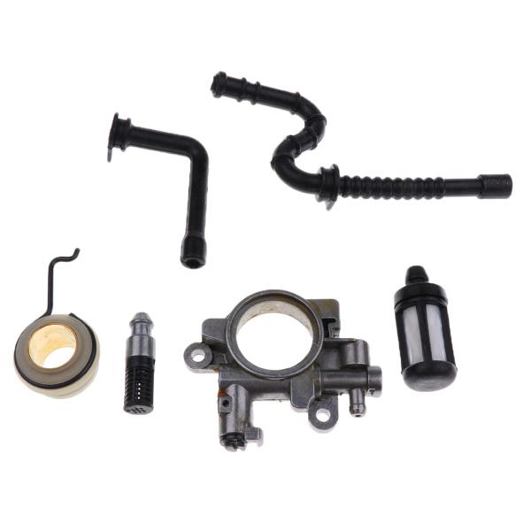 説明:材質:スチールカラー:シルバーサイズ: 約. 14x8.1x2.3cm / 5.5x3.2x0.9インチ高品質のアフターマーケット交換部品チェーンソーモデルSTIHL MS290 390 310 029 039オイルポンプ燃料に適合パ...