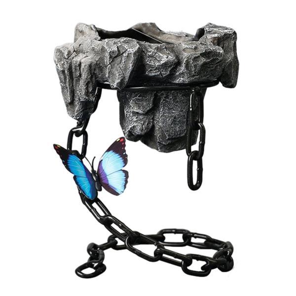 仕様:材質:鉄.樹脂カラー:グレー.ブラック石庭のある正方形:21cmx16.5cmx10.2cm /8.27inchx6.50inchx4.02inch Rockery付きラウンド:19.5cmx16.8cmx8cm / 7.68inch...