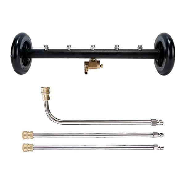 説明:プレミアム素材:高圧洗浄機のアンダーキャリッジクリーナーは.プレミアムステンレス鋼と銅素材で作られており.強くて頑丈で.長期間の使用を保証します.強力なパフォーマンス: 1/4インチコネクタを備え.素早く設置して使用できます.このアン...