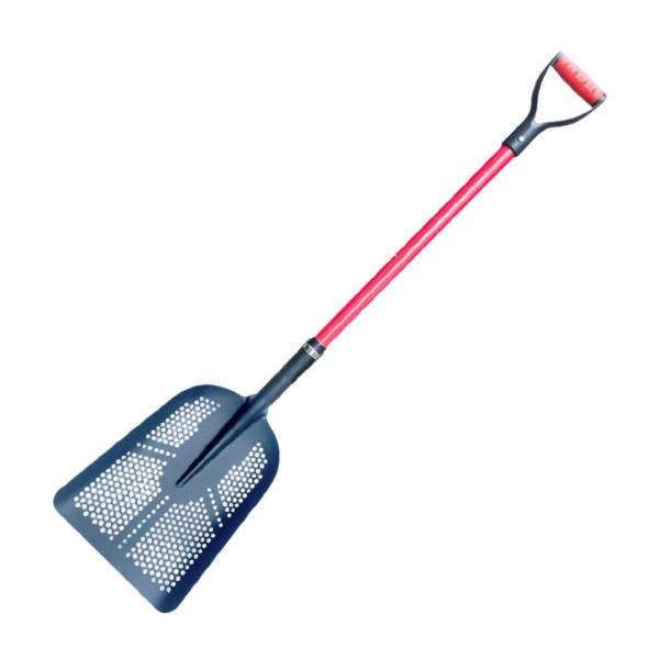 説明: [素材]: ふるい分けシャベルはファイバーシャンクとスチール製で.高強度.サイズは122cm/48.03インチです. [効率的なガーデンツール]: このチキンコープスクーパーヘッドは.砂.岩.除雪.または庭や農場での雪.土.汚れ.砂...