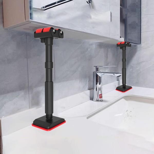 説明: [安定性]: 調節可能なサポートブラケットは.バスルームキャビネットとミラーの取り付け時に不可欠な安定性を提供し.取り付けを容易にします. [信頼性の高いサポート]: 各ペアのリフティングブラケットは最大400 kg (ブラケットあ...