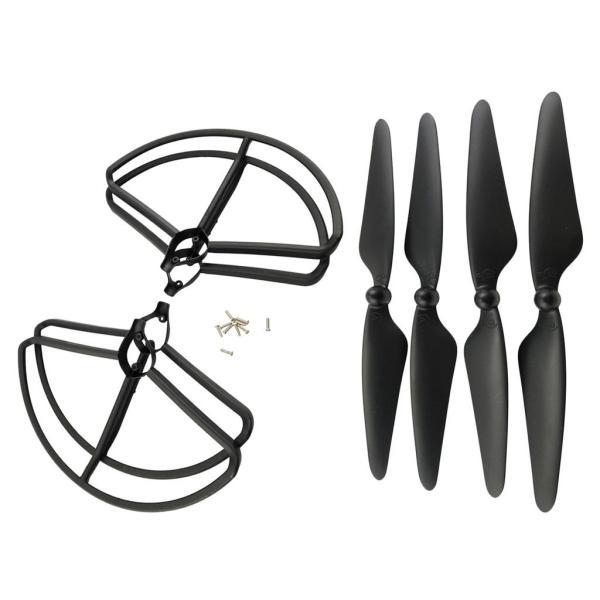 説明:  H501S飛行機用4PCSプロップガード付きRCスペアパーツ4PCS CW / CCWプロペラ 高品質で耐久性のあるパフォーマンス コンパクトでミニサイズ.設置が簡単  H501S RCクアッドコプター用スーツ 新しいデザインによ...