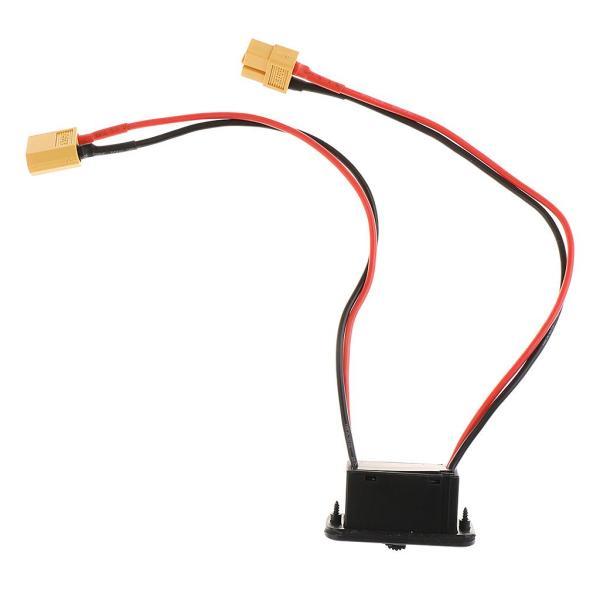 説明: 100%新品.高品質XT60高電流スイッチインストールが簡単で使いやすい素晴らしい職人技と完璧なスタイルスイッチサイズ: 約50 x 20 x 20mm/1.96 x 0.78 x 0.78インチ.ケーブル長さ: 約200mm/7....