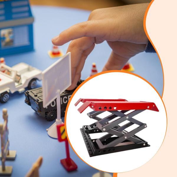 説明: [DIY自動車修理工場モデル]カーリフターモデルは.DIY 1/18スケールの自動車修理工場やガレージのミニチュアシーンに最適で.ガレージシーンにリアリズムを加え.多様なジオラマセットアップをサポートします. [高さ調節可能]車用リ...