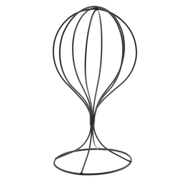 説明:クラシックな白い仕上げの自立型の帽子/ウィッグディスプレイスタンド.上部の金属フレームはドーム型に彫刻されており.使用していないときに帽子やウィッグの形状を維持できます.湾曲したメタルポールと丸いメタルベースが.この帽子とウィッグを頑...