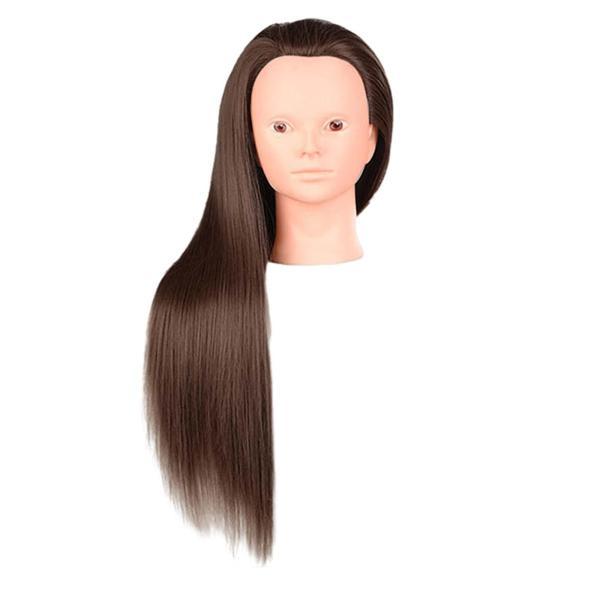 説明:[多目的]: カット.編み込み.ヘアスタイリング.洗浄.コンディショニング用の多目的理髪トレーニングヘッド (ただし.髪の染色.脱色にはお勧めしません)[素材]:ヘアバーバープラクティスヘッドは高温耐性ファイバーヘアとPVC素材で作ら...