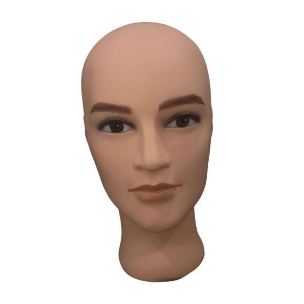 説明:[素材]: 男性のハゲマネキンヘッドはPVC製で.丈夫です.落としても壊れず.ウィッグクリップと一緒に使用して高密度のウィッグスタイリングとディスプレイに使用できます. [リアル]: ウィッグディスプレイスタンドはリアルな外観で.サロ...