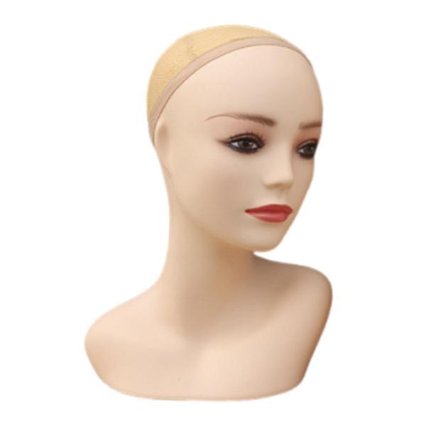 説明:[美容トレーニングヘッド]: 女性の顔.マネキンの頭は濃い肌色.まつげ.眉毛.アーティストのメイクアップを持ち.サロンのディスプレイや家の装飾に適したリアルな外観を実現[素材]: 女性のマネキンの頭は.ショルダーはPVC素材で作られて...