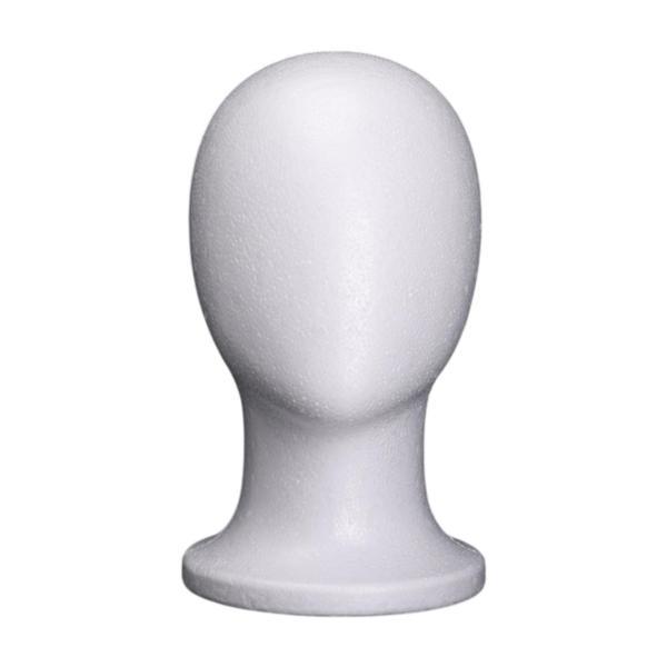 説明:[多用途ディスプレイソリューション]:ウィッグ.帽子.ヘアピース.ヘッドウェアアクセサリーを展示するためのフォームヘッド.この軽量は個人用とプロ用の両方に使用できます. [ポータブルで便利]: 持ち運びに便利なマネキンヘッド.このフォ...