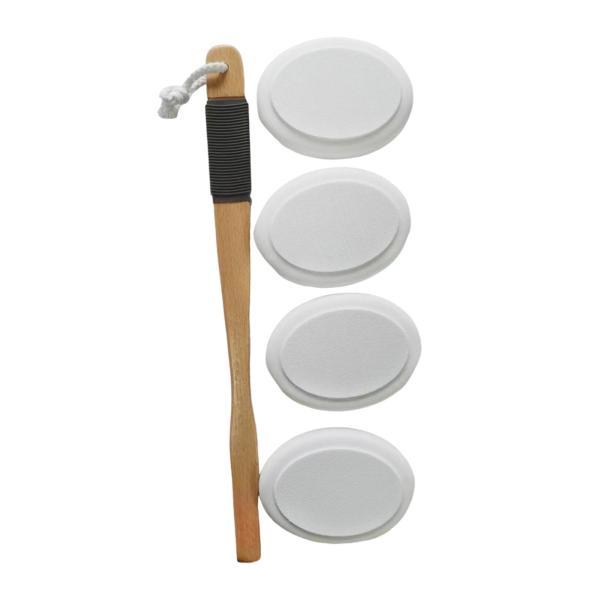 説明:[多用途スキンケアツール]: この背中.足用のローションアプリケーターは.スキンケアのニーズに応え.毎日の保湿剤.ローション.クリーム.軟膏.ジェルなどを塗布します.背中用ローションアプリケーター1個と交換可能なパッド4個が付属してい...